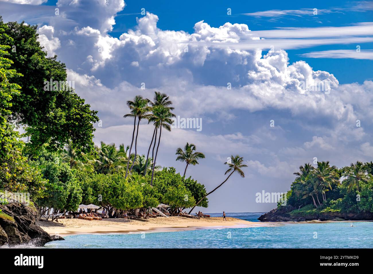Dominican republic locals beach hi-res stock photography and images - Alamy