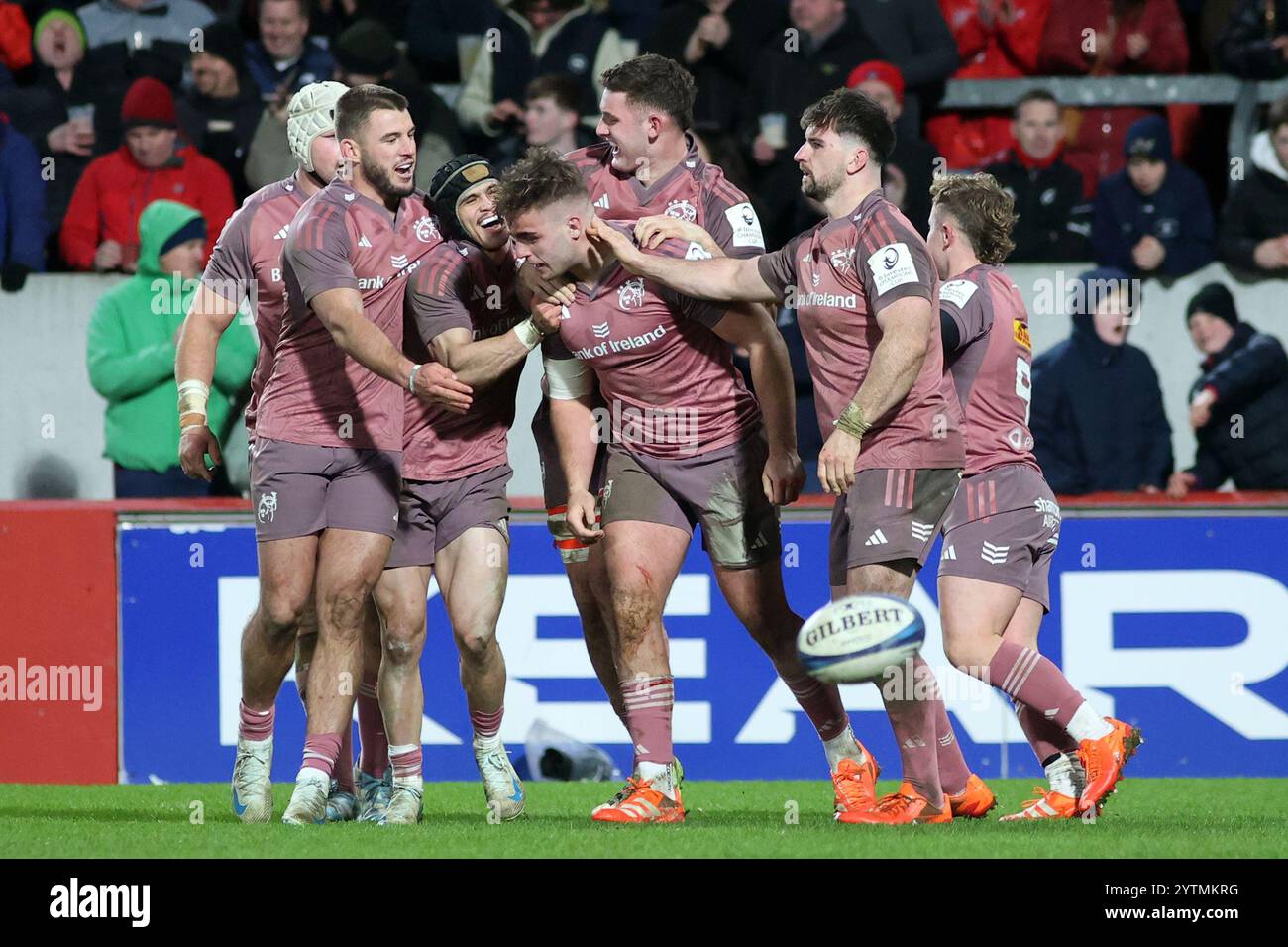 Alex Kendellen celebrates his sides third try of the game during the ...