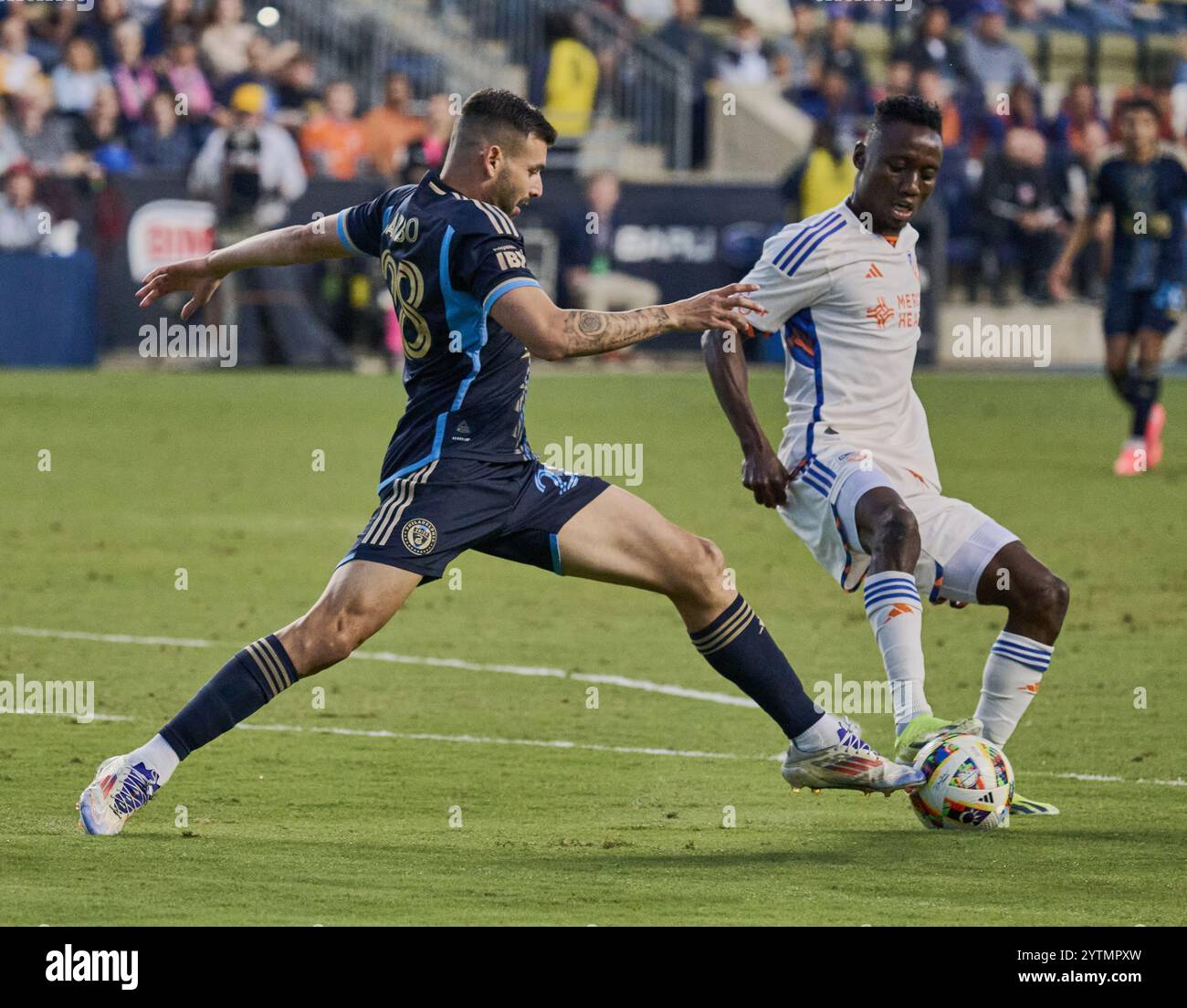 CHESTER, PA, USA - OCTOBER 19, 2024: MLS Match between Philadelphia ...