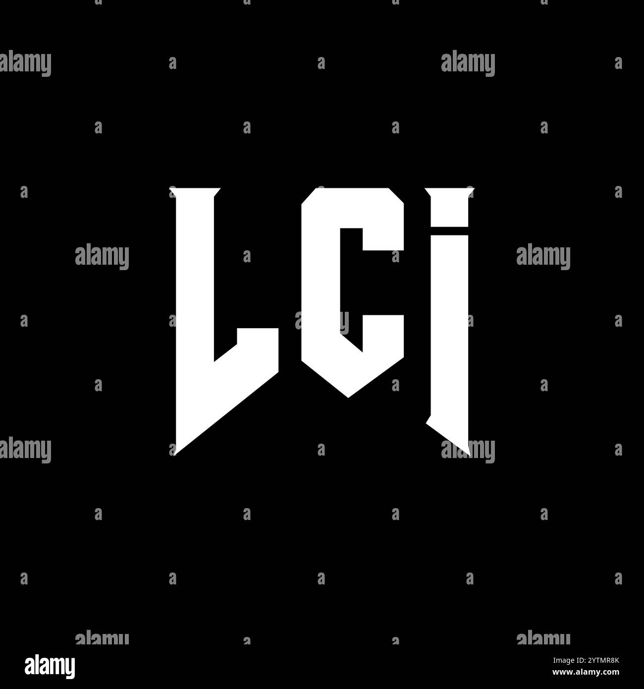 LCI letter logo design for technology company. LCI logo design black ...