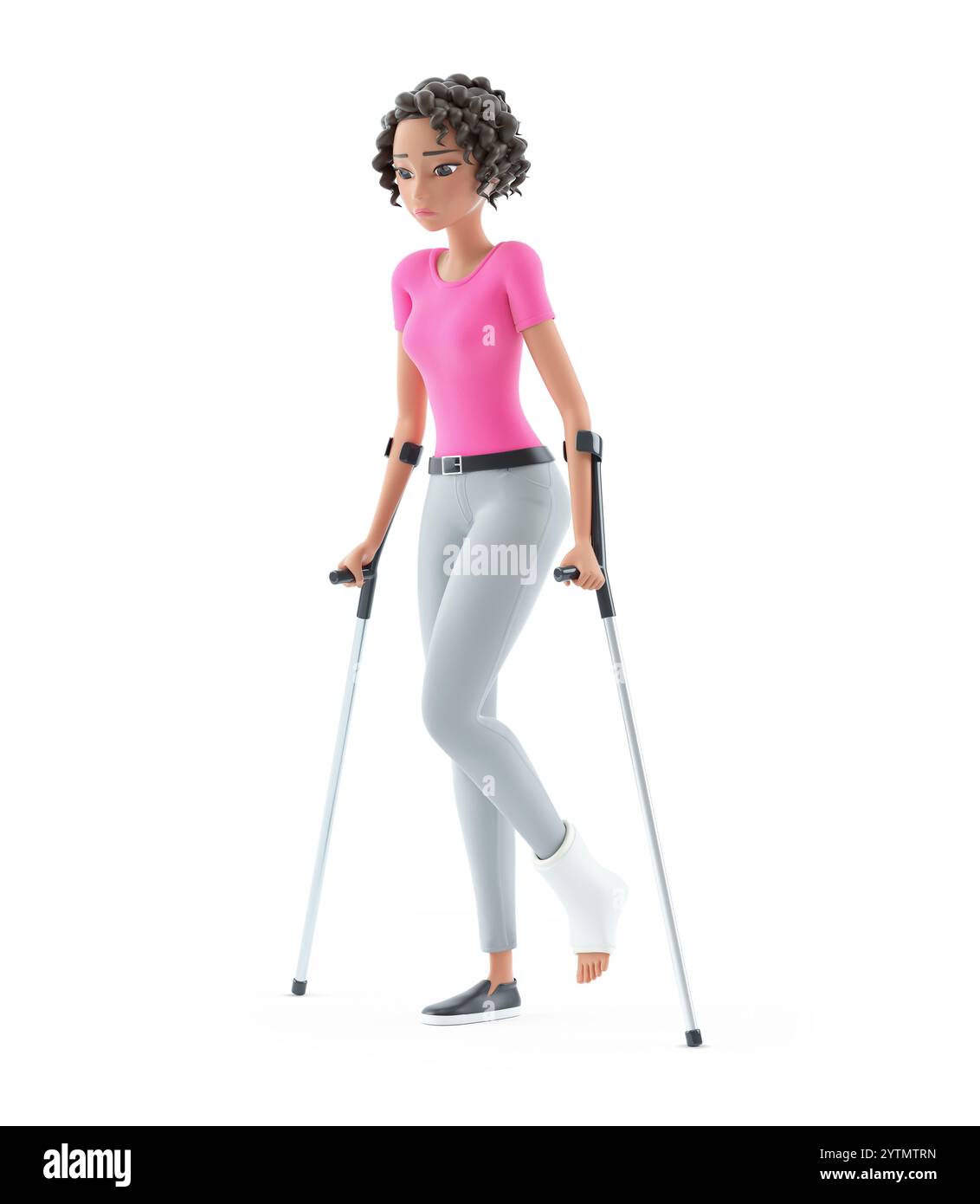 Woman leg cast hi-res stock photography and images - Alamy