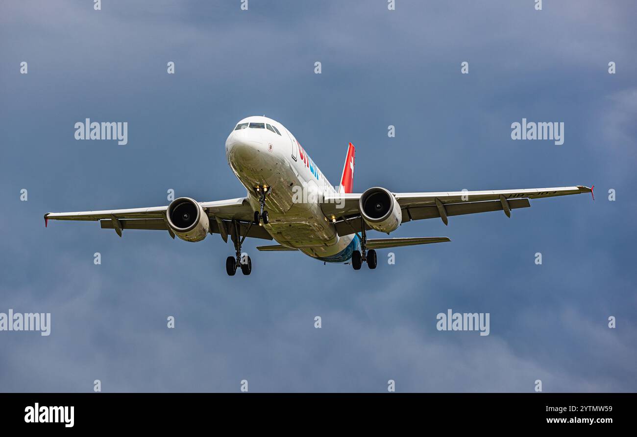 Zurich, Switzerland, 12th Jul 2024: An Airbus A319-112 from Chair ...