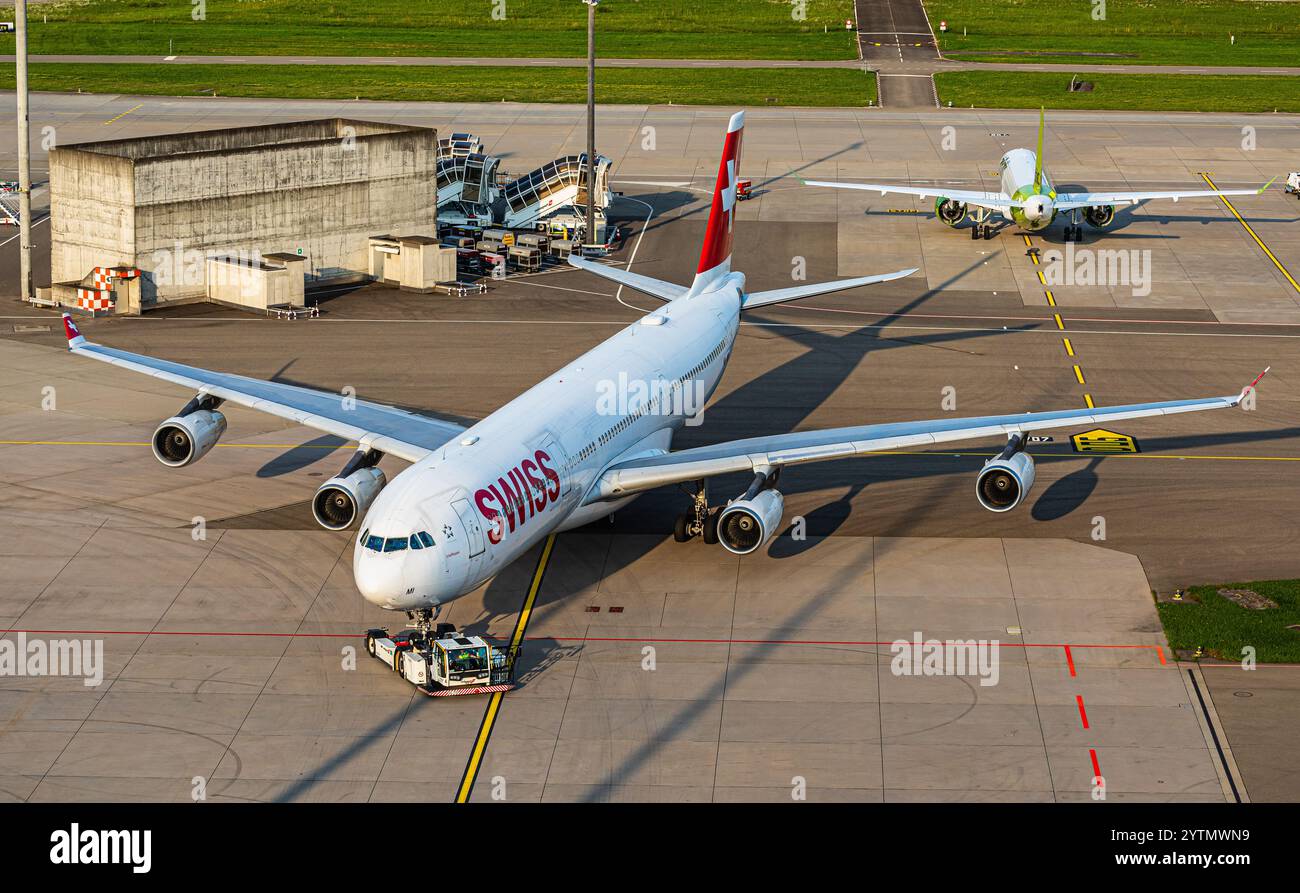 Zurich, Switzerland, 4th Aug 2024: A Swiss International Airlines ...