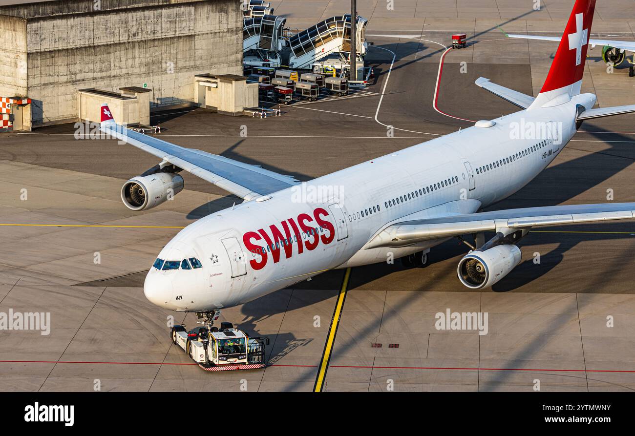 Zurich, Switzerland, 4th Aug 2024: A Swiss International Airlines ...
