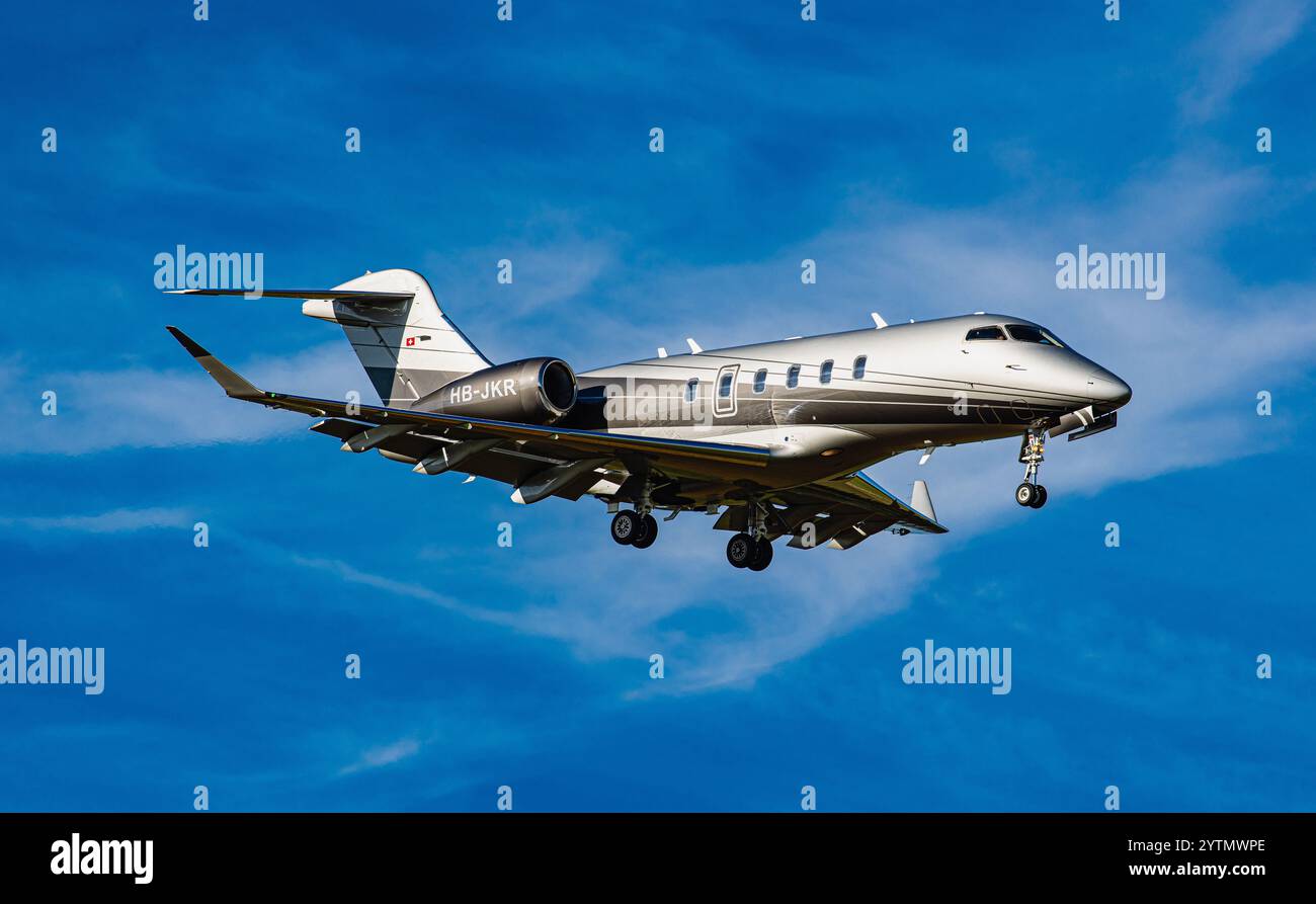 Zurich, Switzerland, 6th Sep 2024: A Bombardier Challenger 350 ...