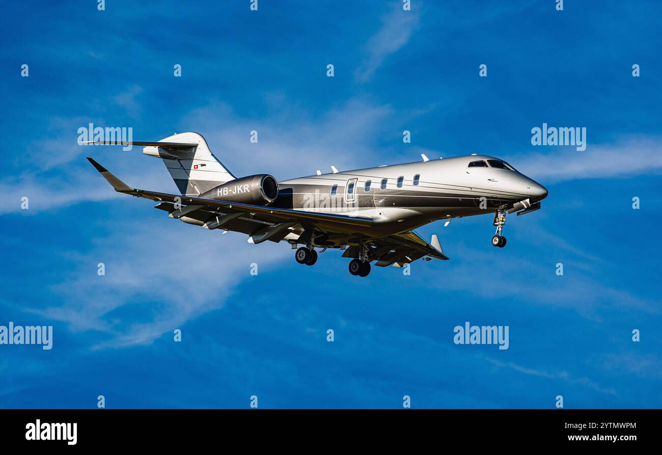 Zurich, Switzerland, 6th Sep 2024: A Bombardier Challenger 350 ...