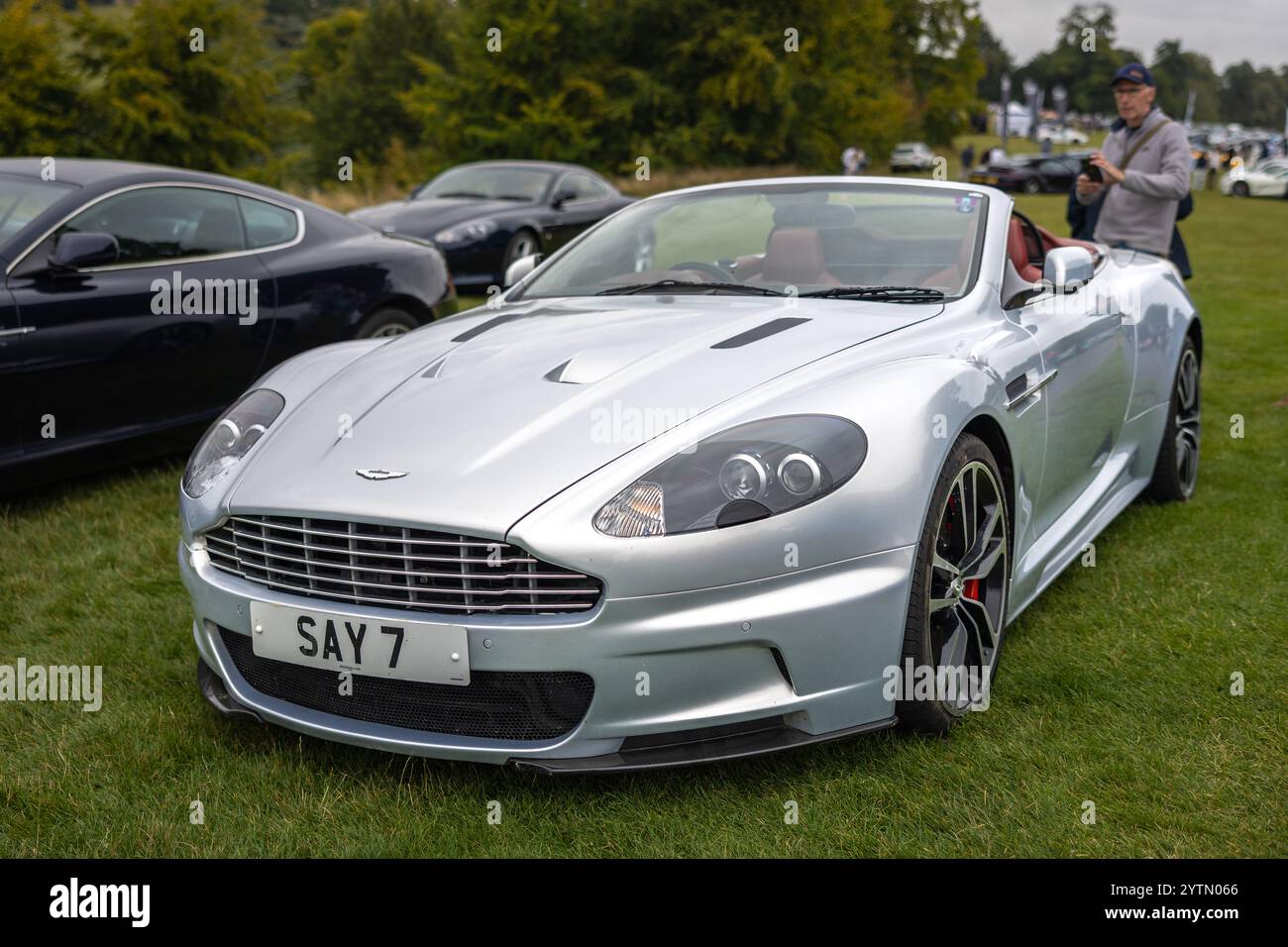 2009 Aston Martin DBS Volante, on display at the 2024 Salon Privé ...