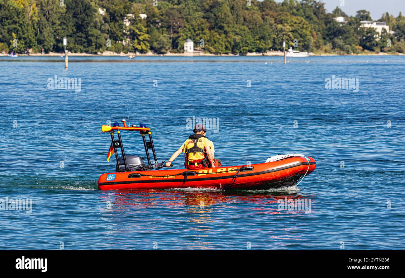 Konstanz, Germany, 7th Sep 2024: Lifeguards from the German Life Saving ...