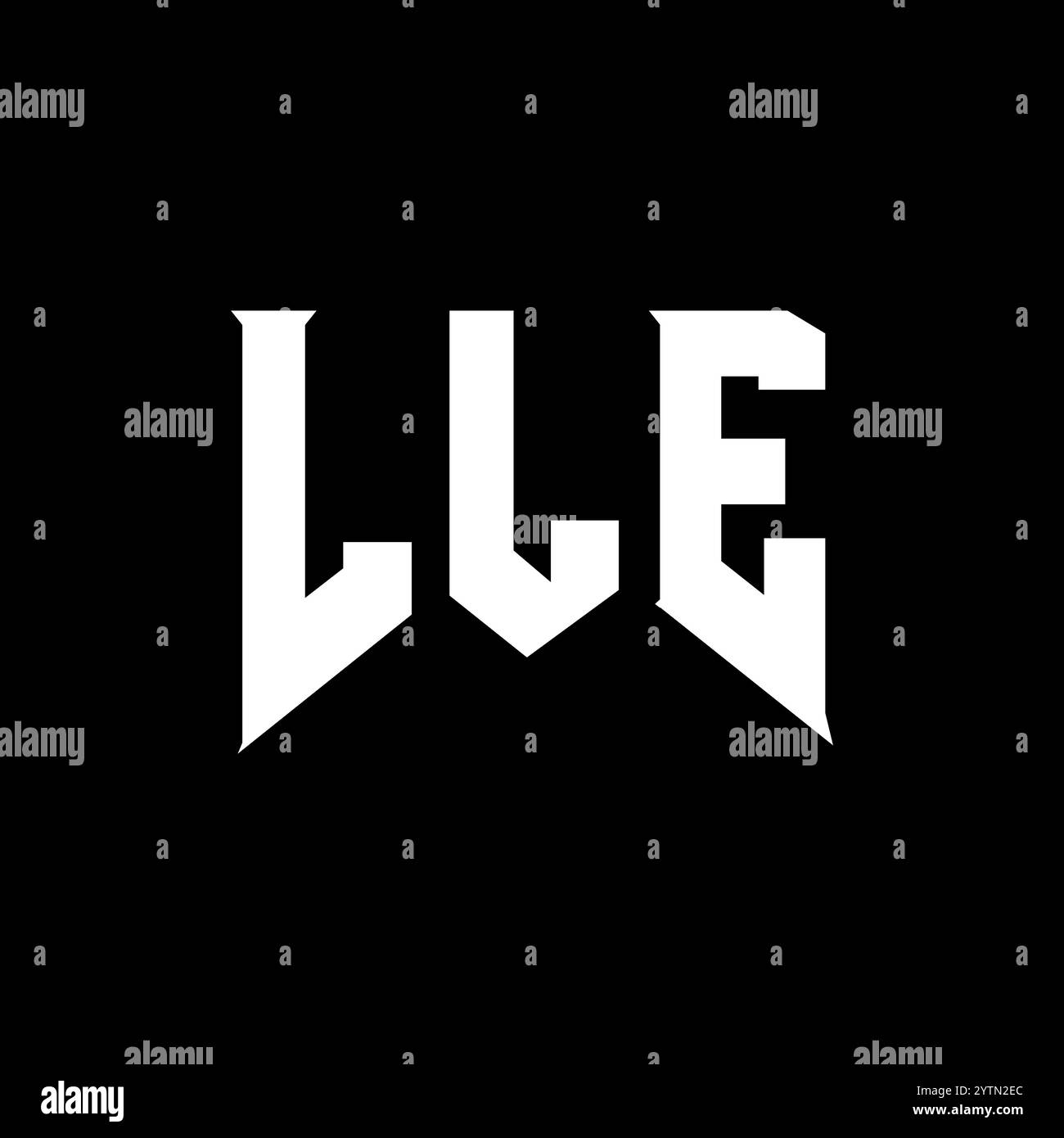 Lle minimalist logo Stock Vector Images - Alamy