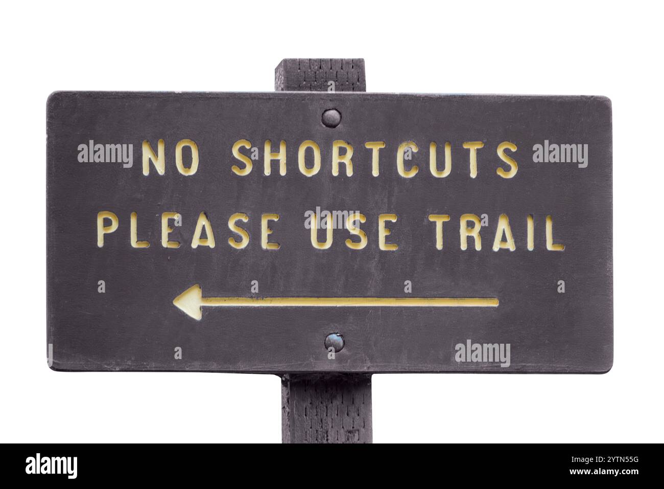 No shortcuts please use trail sign isolated with cut out background ...