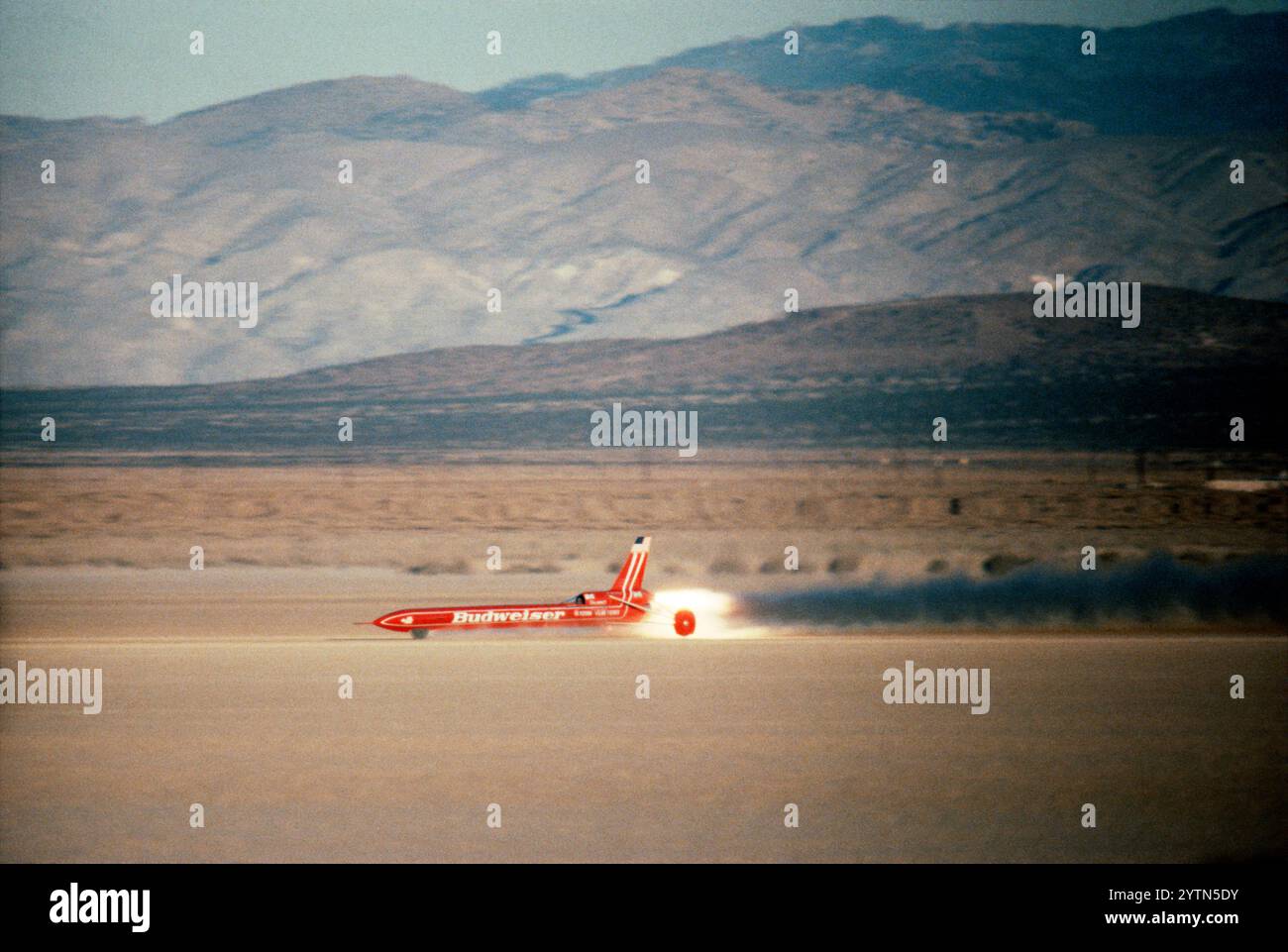 Budweiser rocket car hi-res stock photography and images - Alamy