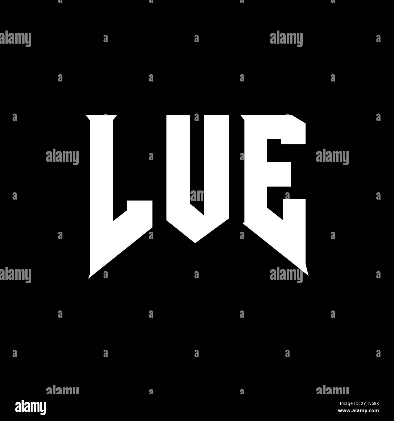 LVE letter logo design for technology company. LVE logo design black ...