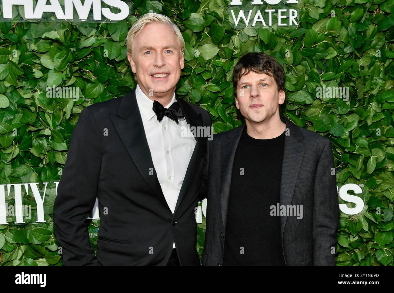 Jeffrey Sharp, left, and Jesse Eisenberg attend The Gothams Film Awards ...