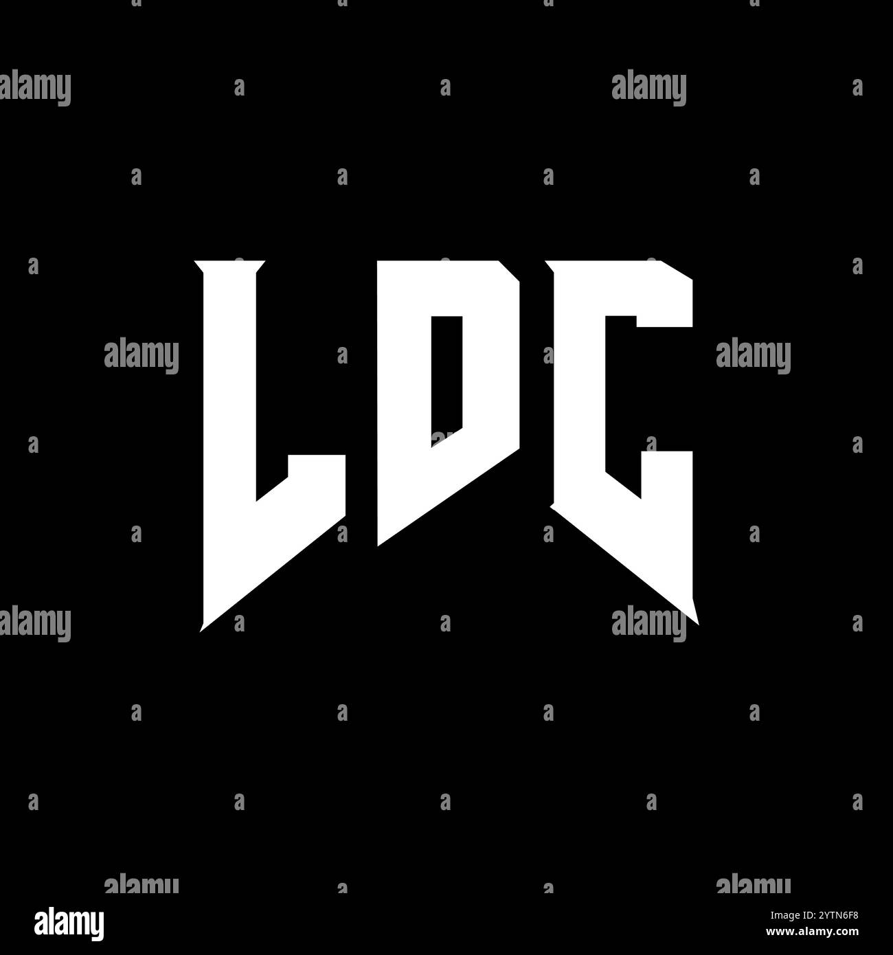 LDC letter logo design for technology company. LDC logo design black ...