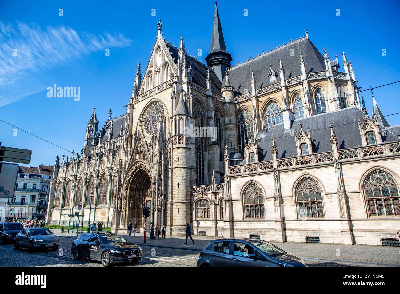 Die Notre-Dame du Sablon oder Onze-Lieve-Vrouw ten Zavel auch Notre ...