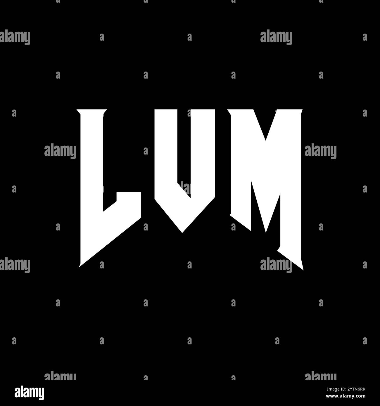 LVM letter logo design for technology company. LVM logo design black ...