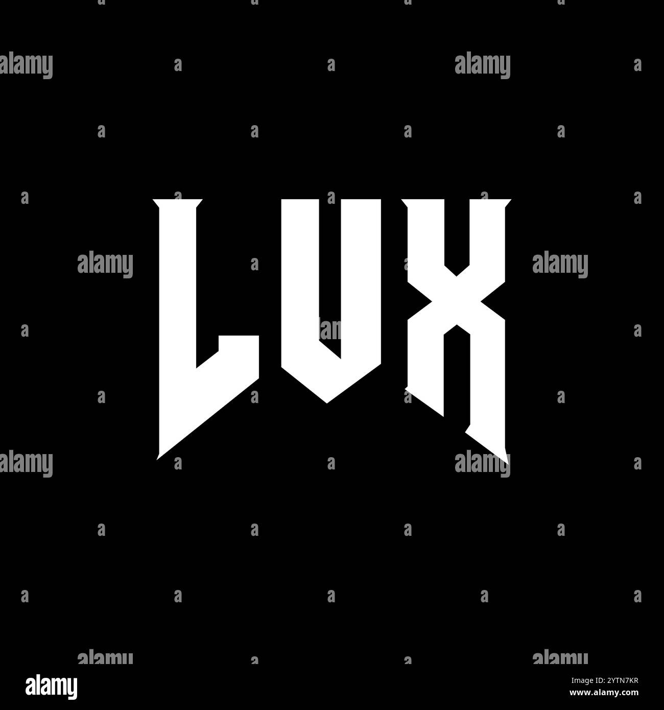 LUX letter logo design for technology company. LUX logo design black ...