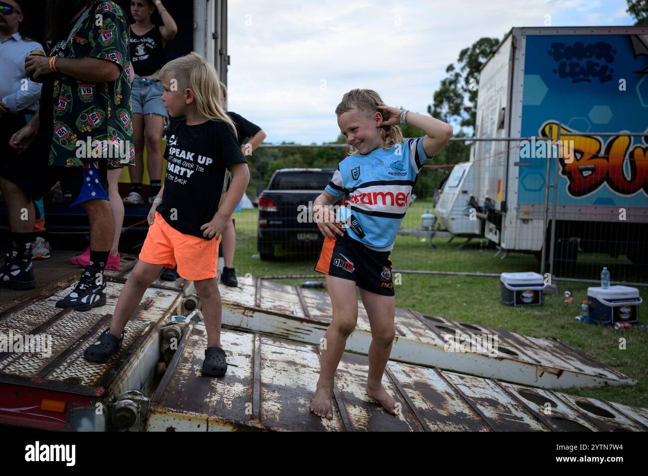 Abermain, Nsw, Australia. 7th Dec, 2024. A contestant seen dancing ...
