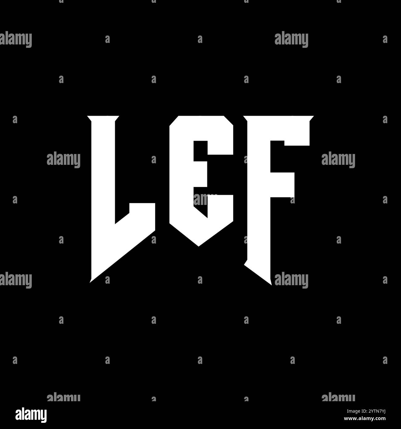 LEF letter logo design for technology company. LEF logo design black ...
