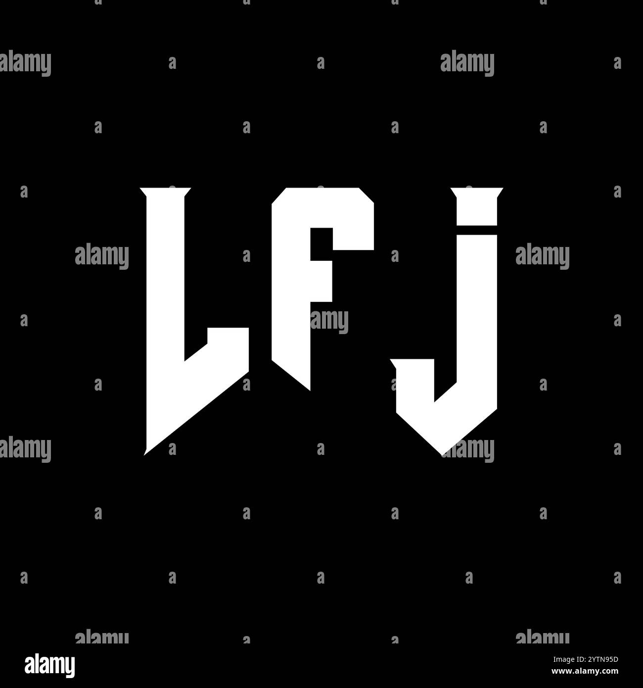 Lfj font Stock Vector Images - Alamy