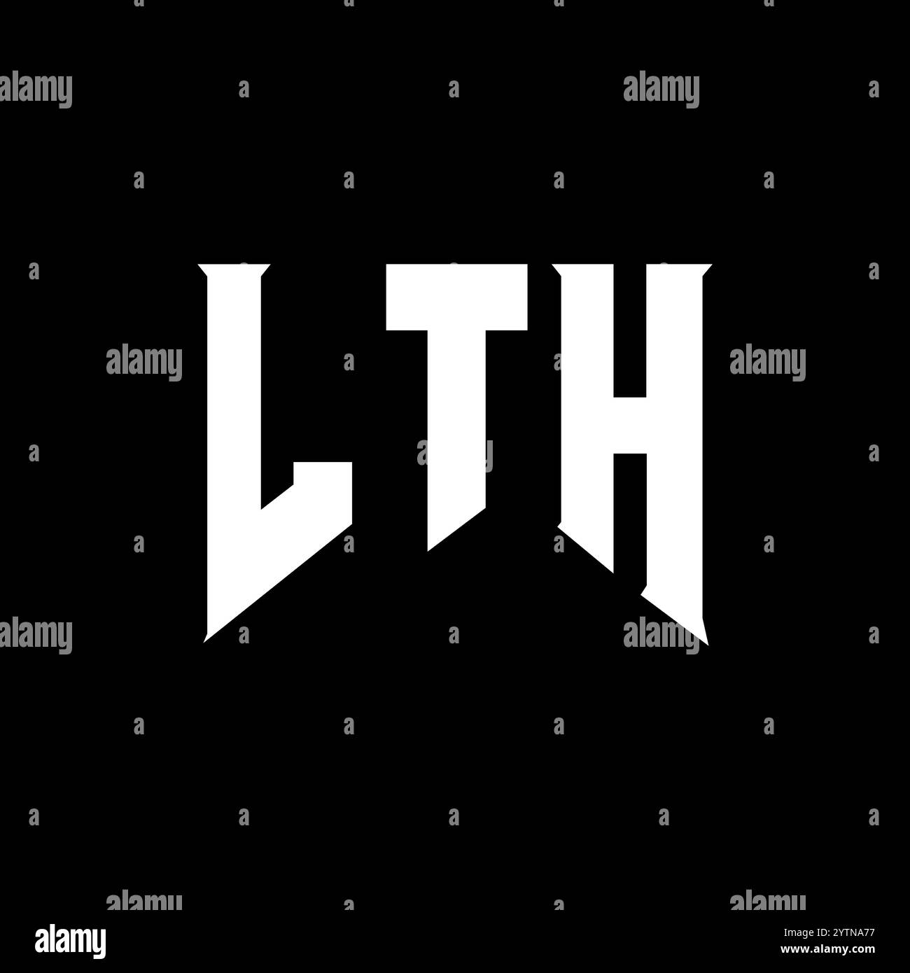 LTH letter logo design for technology company. LTH logo design black ...