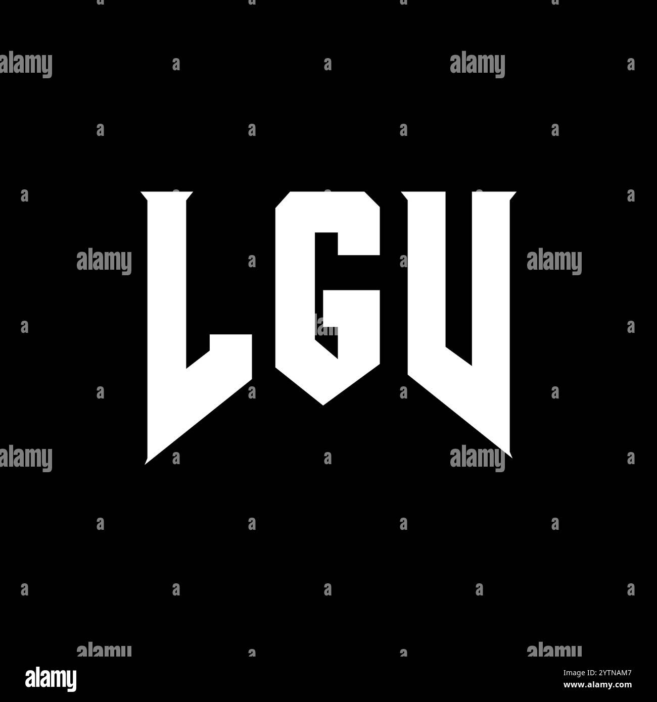 LGV letter logo design for technology company. LGV logo design black ...