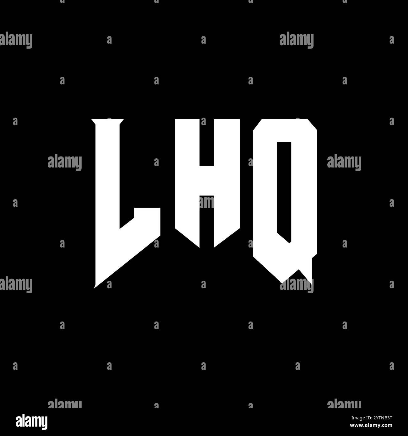 Lhq logo design hi-res stock photography and images - Alamy
