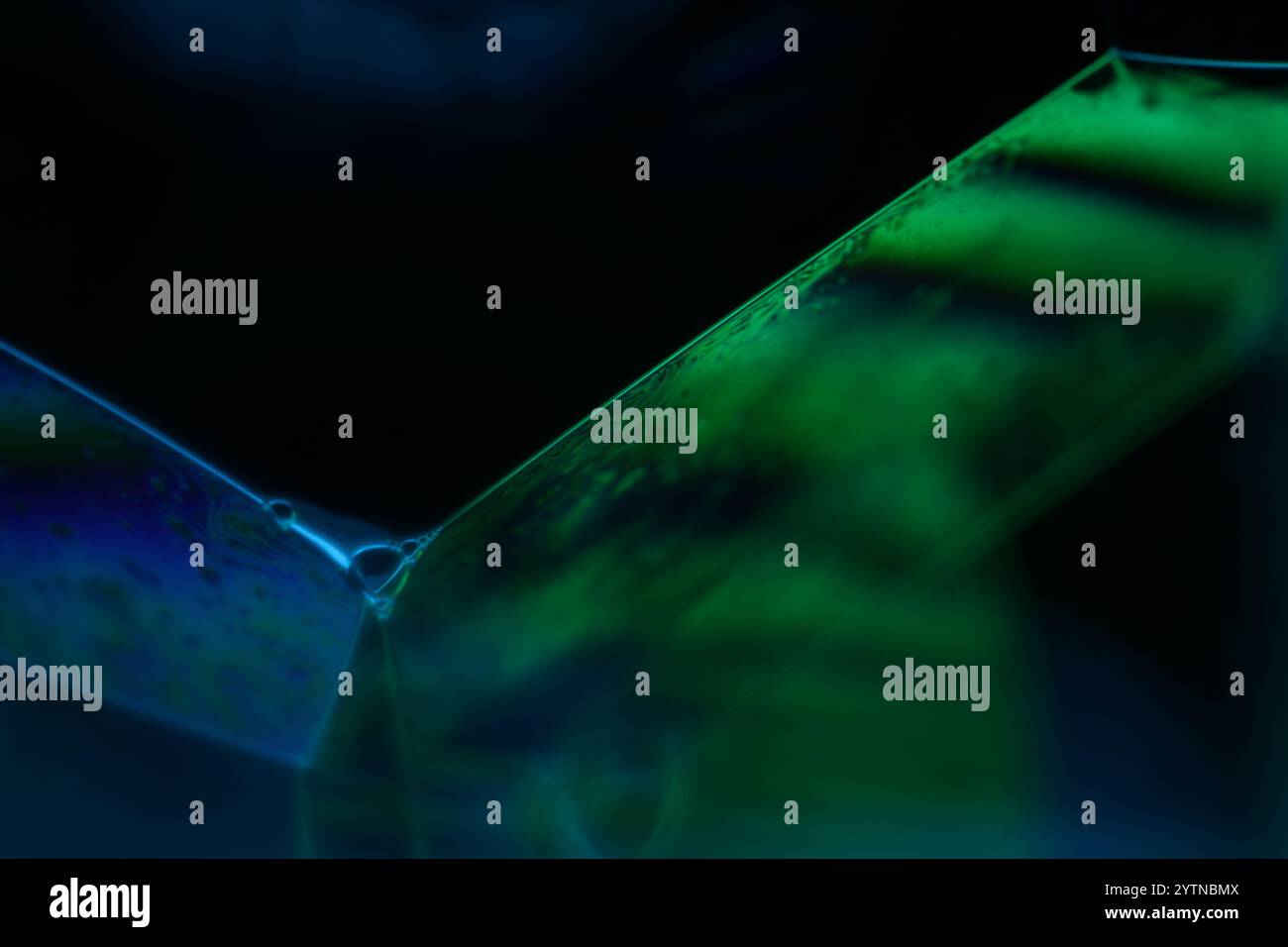 Green and purple fluid panels, liquid abstraction, colour waves, deep ...