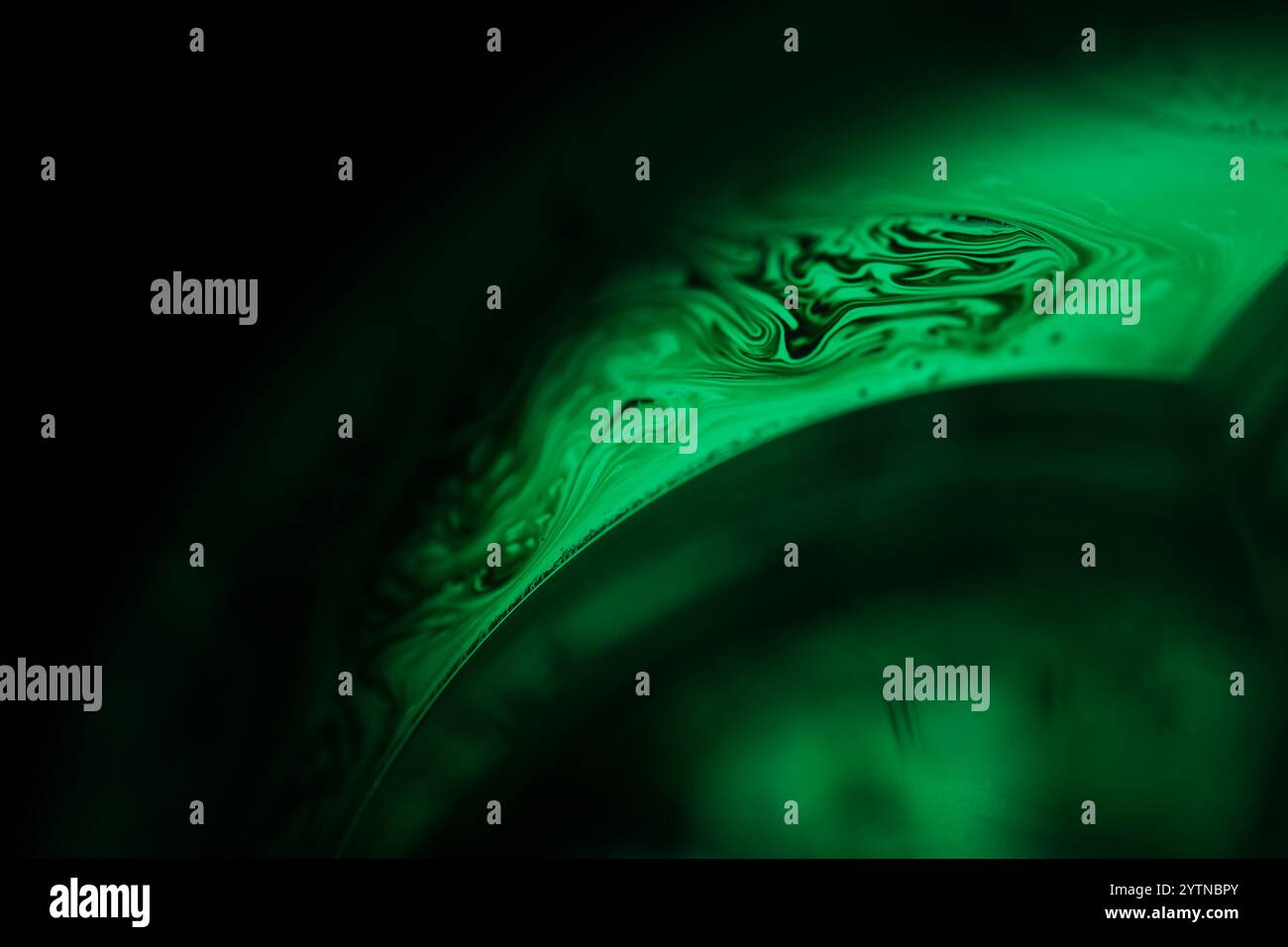 Green fluid panels, liquid abstraction, colour waves, deep dark ...