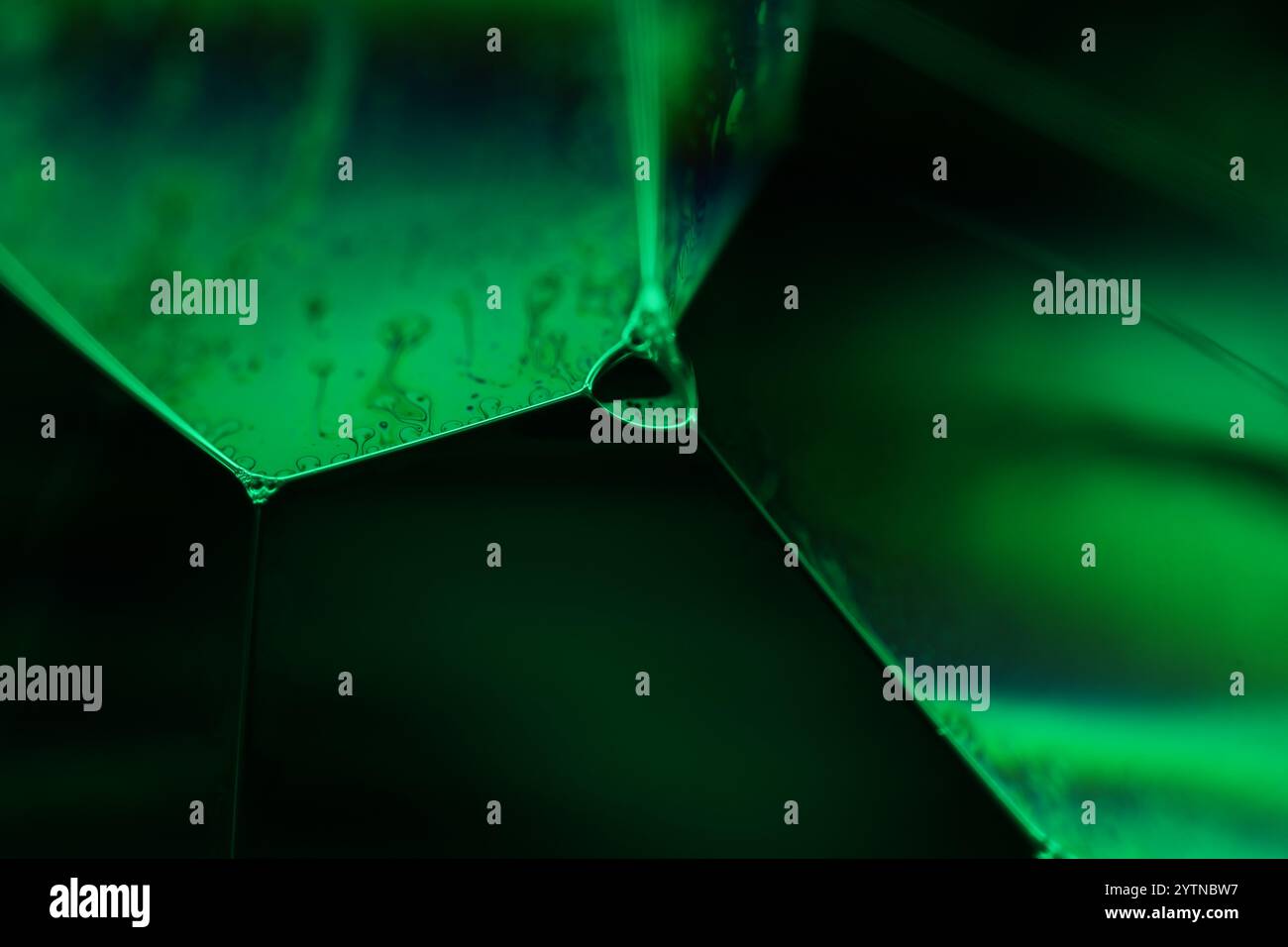 Green fluid panels, liquid abstraction, colour waves, deep dark ...