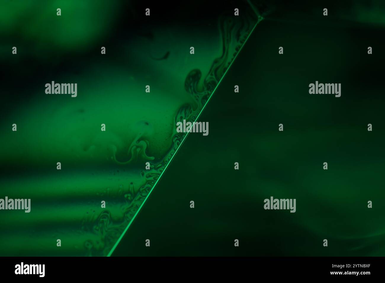 Green fluid panels, liquid abstraction, colour waves, deep dark ...