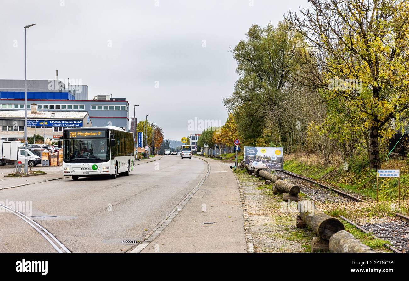 Kloten, Switzerland, 2th Nov 2024: The Glatttal transport company's bus ...