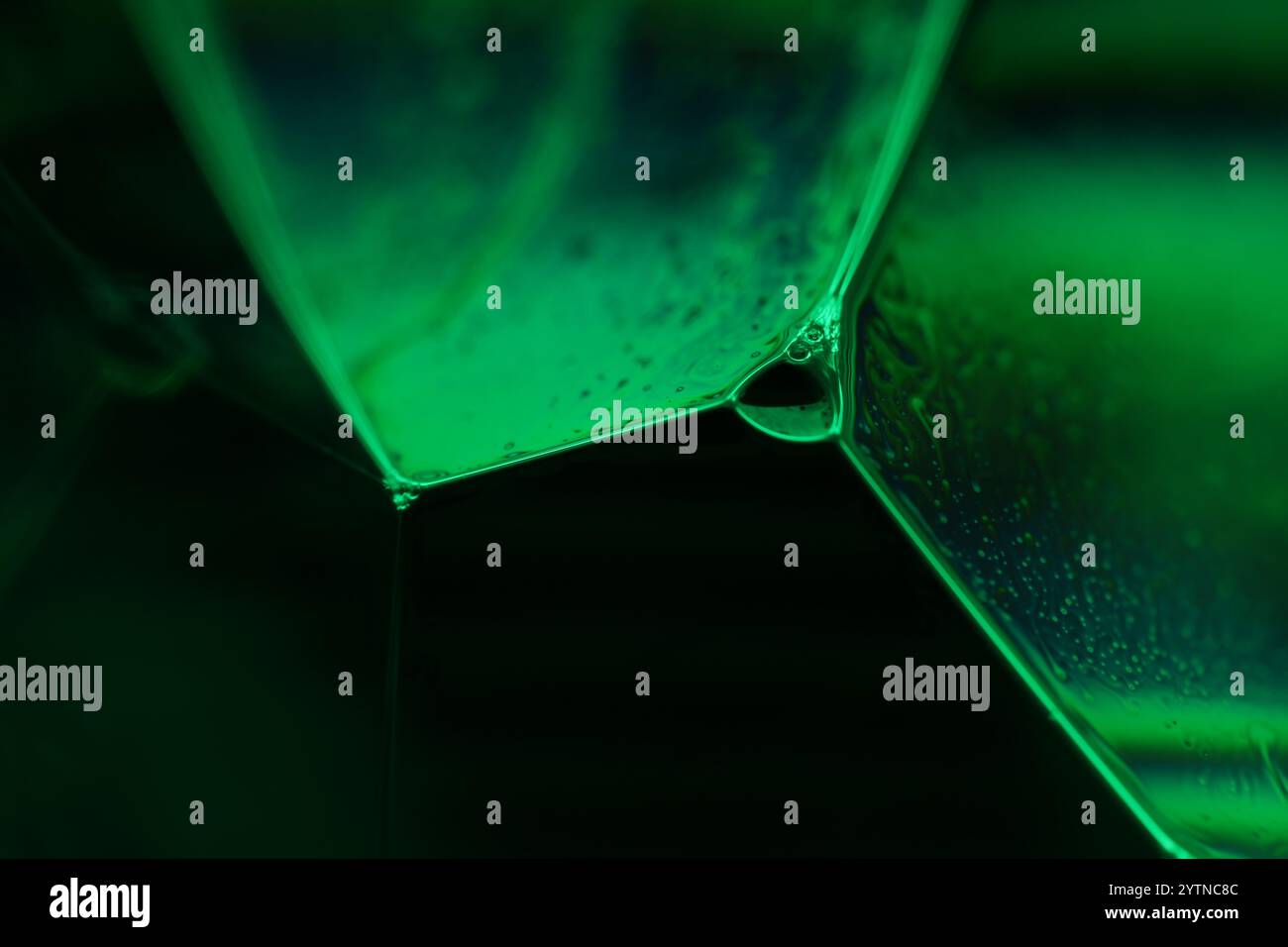 Green fluid panels, liquid abstraction, colour waves, deep dark ...