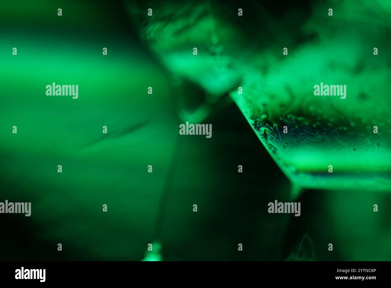 Green fluid panels, liquid abstraction, colour waves, deep dark ...