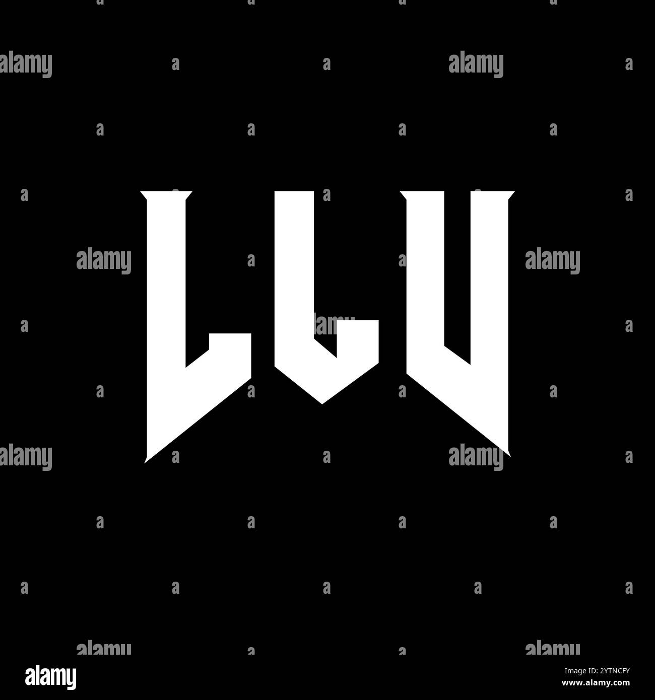 LLV letter logo design for technology company. LLV logo design black ...