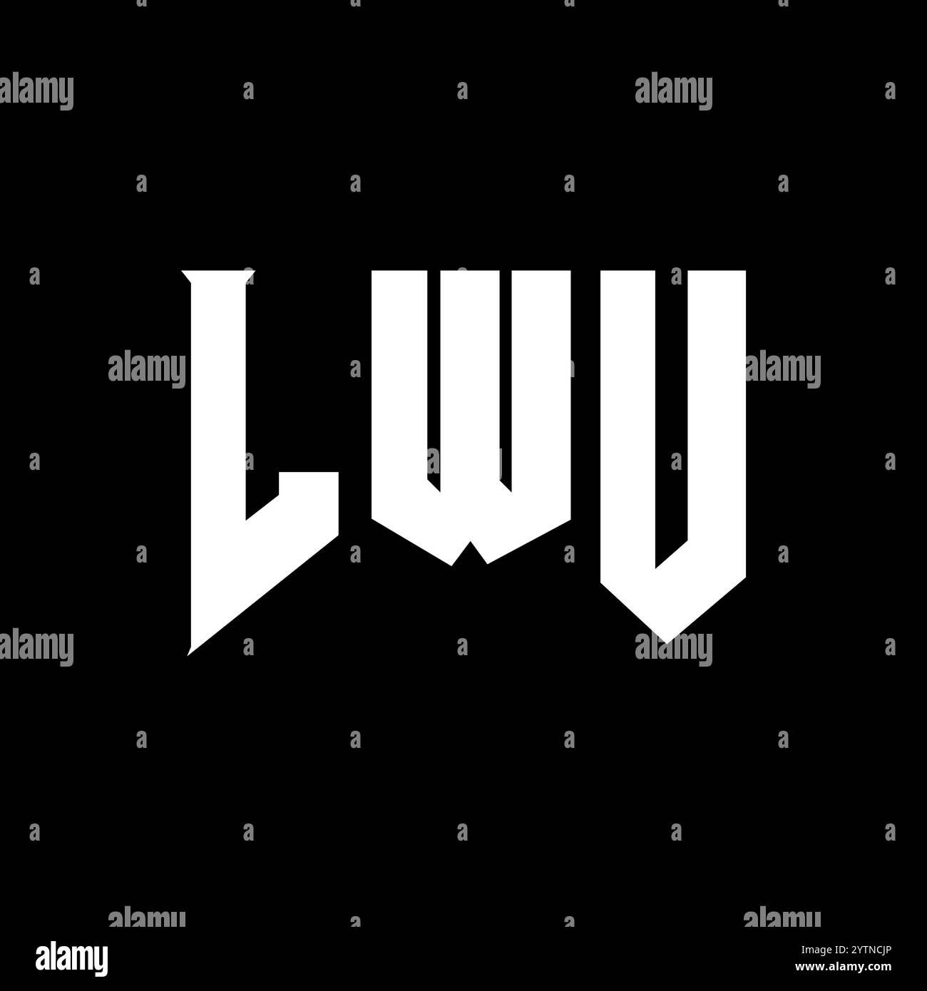 Lwu logo design hi-res stock photography and images - Alamy