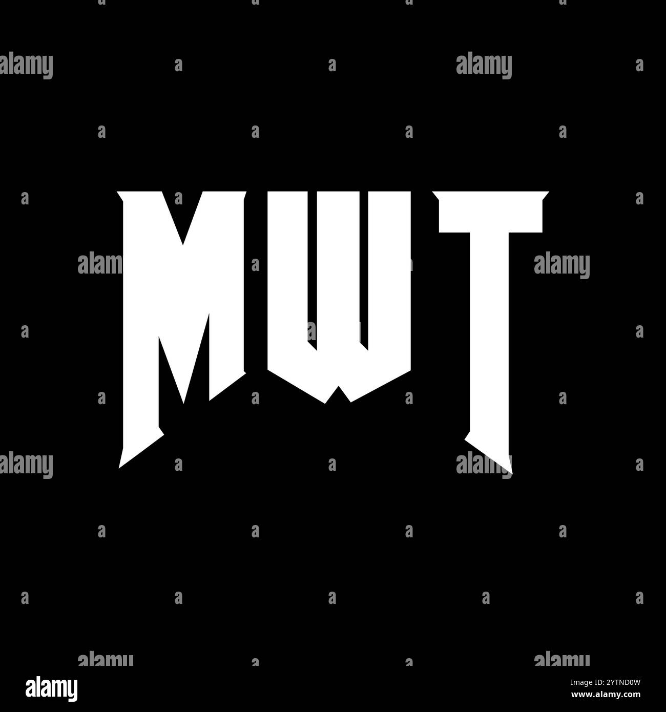 MWT letter logo design for technology company. MWT logo design black ...