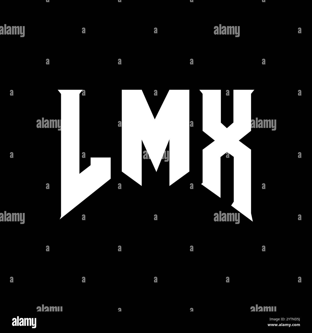 Lmx minimalist logo Stock Vector Images - Alamy