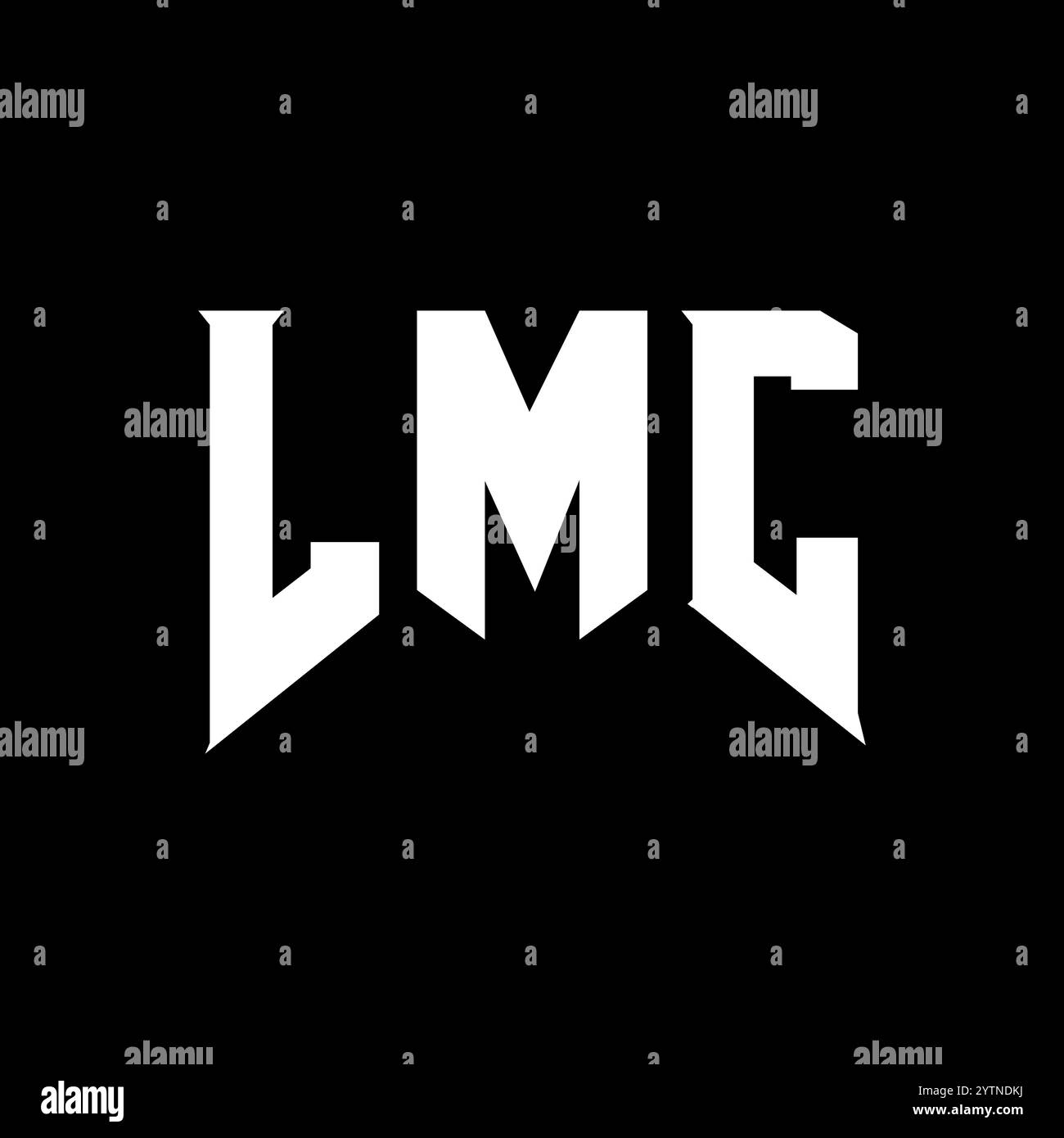 LMC letter logo design for technology company. LMC logo design black ...