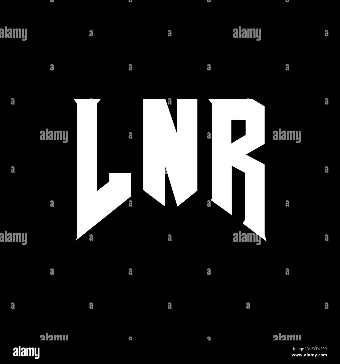 Lnr technology logo Stock Vector Images - Alamy