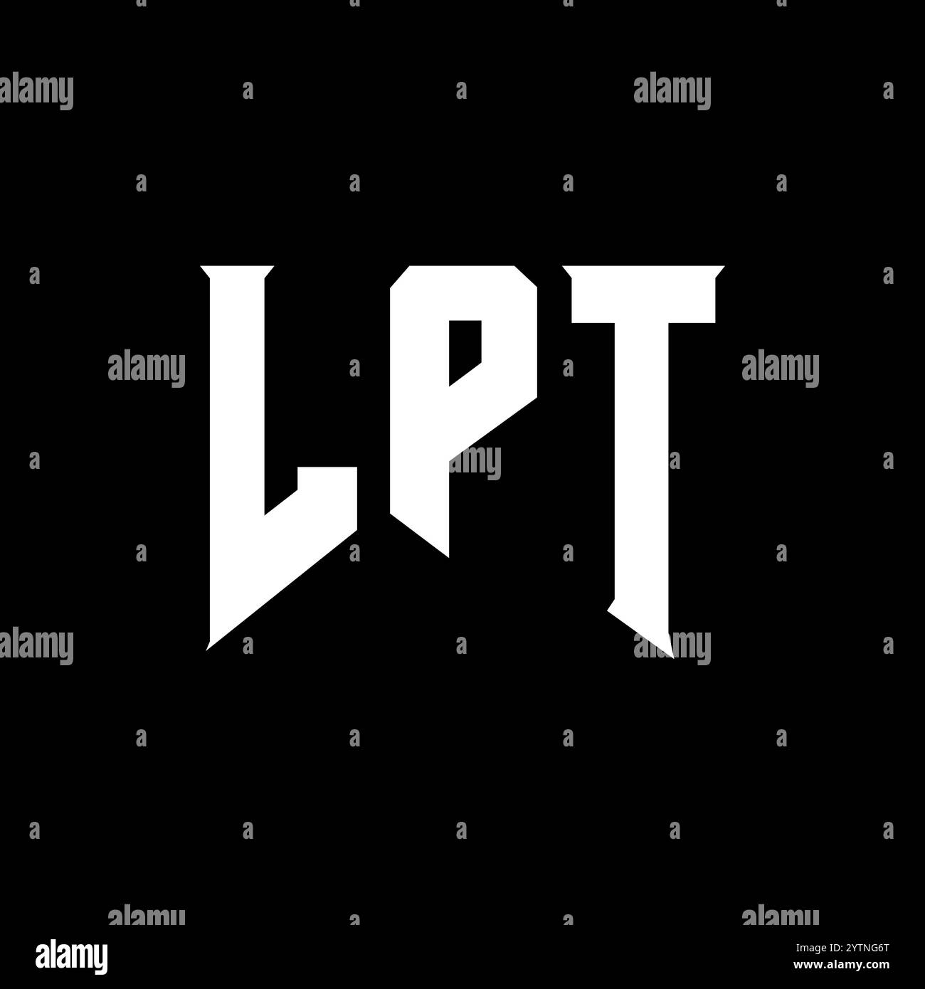 LPT letter logo design for technology company. LPT logo design black ...