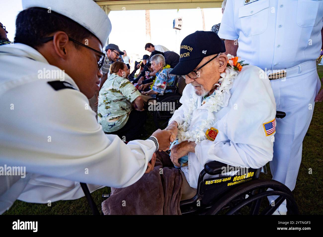 Ira "Ike" Schab, 104, from Beaverton, Ore., who survived the attack on ...