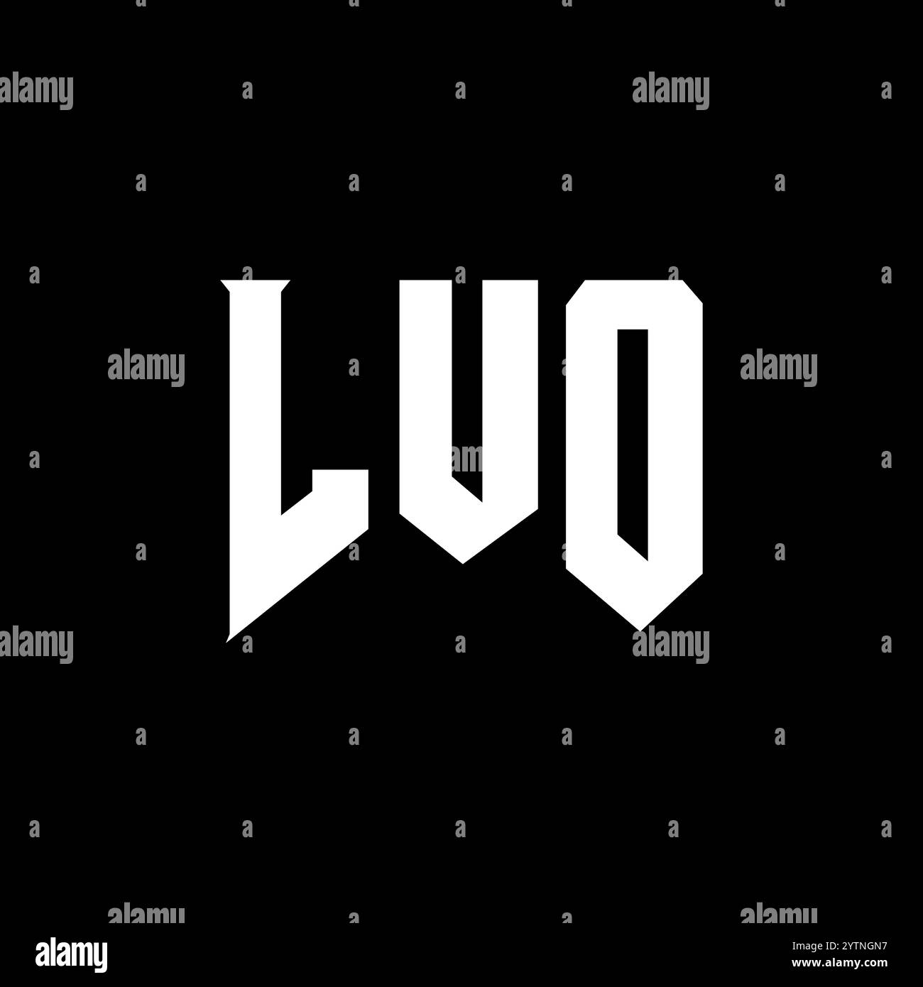 LUO letter logo design for technology company. LUO logo design black ...
