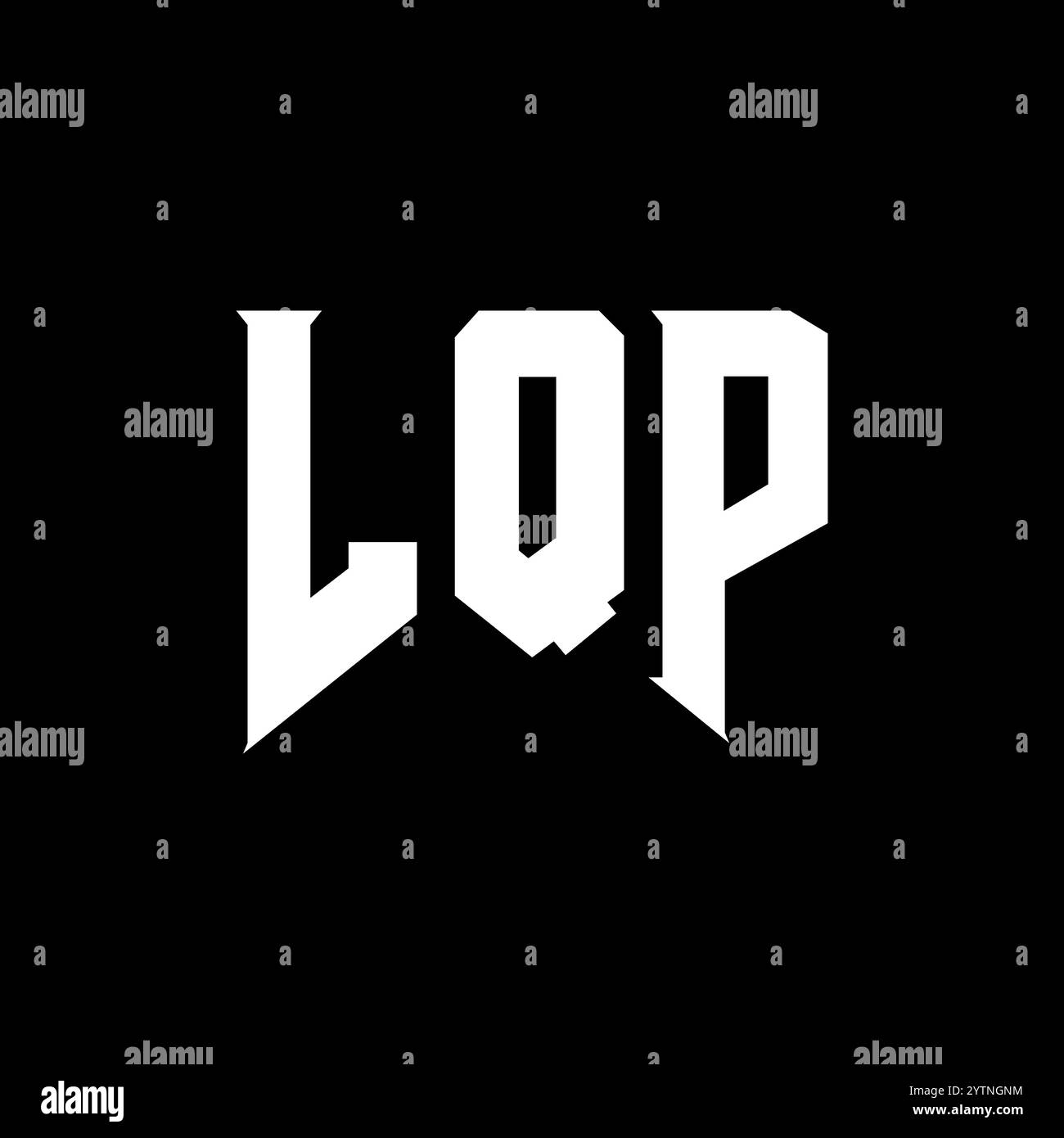 LQP letter logo design for technology company. LQP logo design black ...