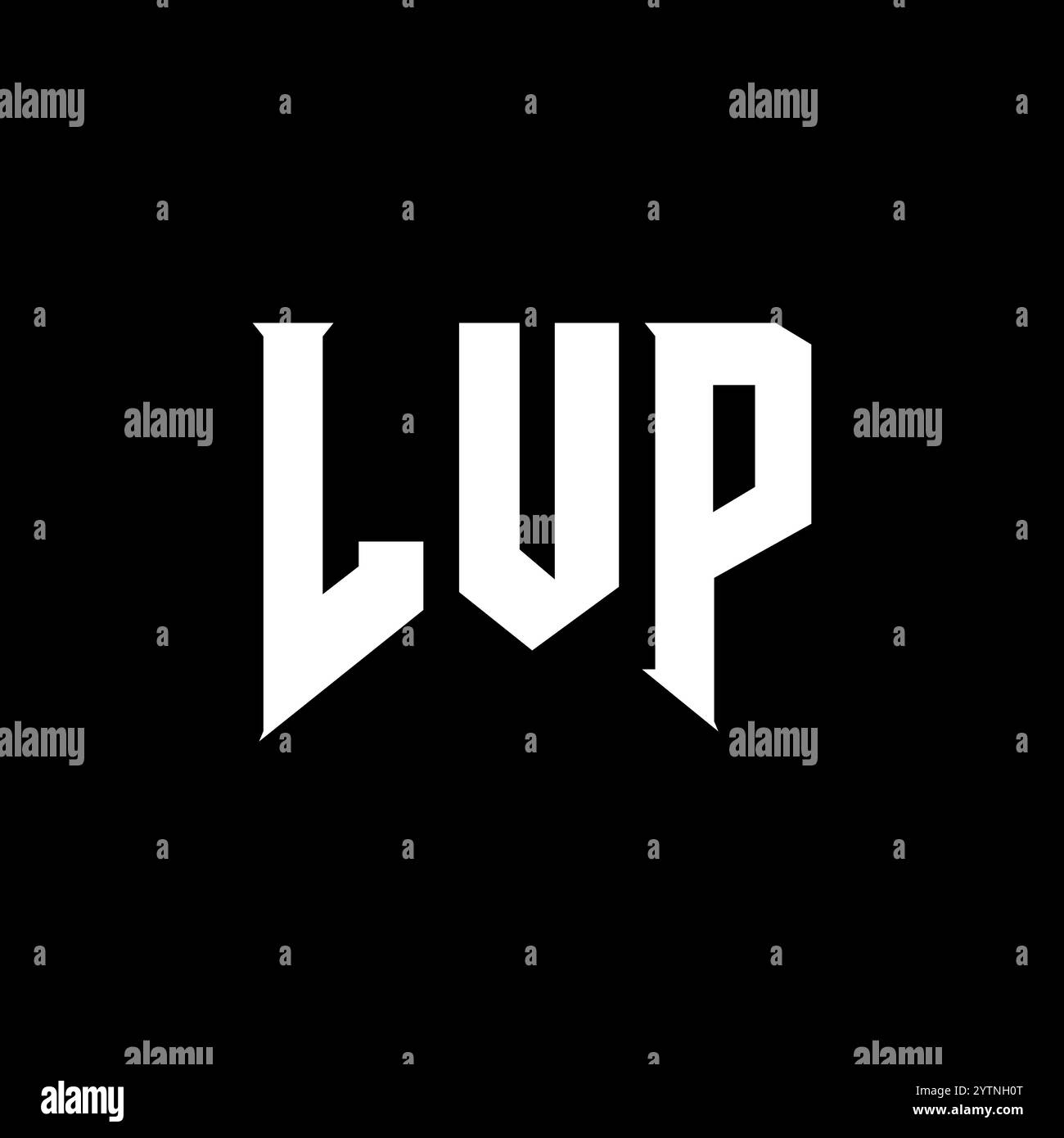 LUP letter logo design for technology company. LUP logo design black ...