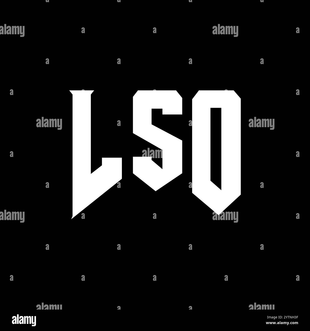Lso logo design Black and White Stock Photos & Images - Alamy