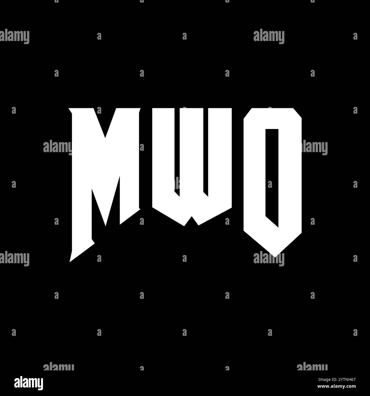 MWO letter logo design for technology company. MWO logo design black ...