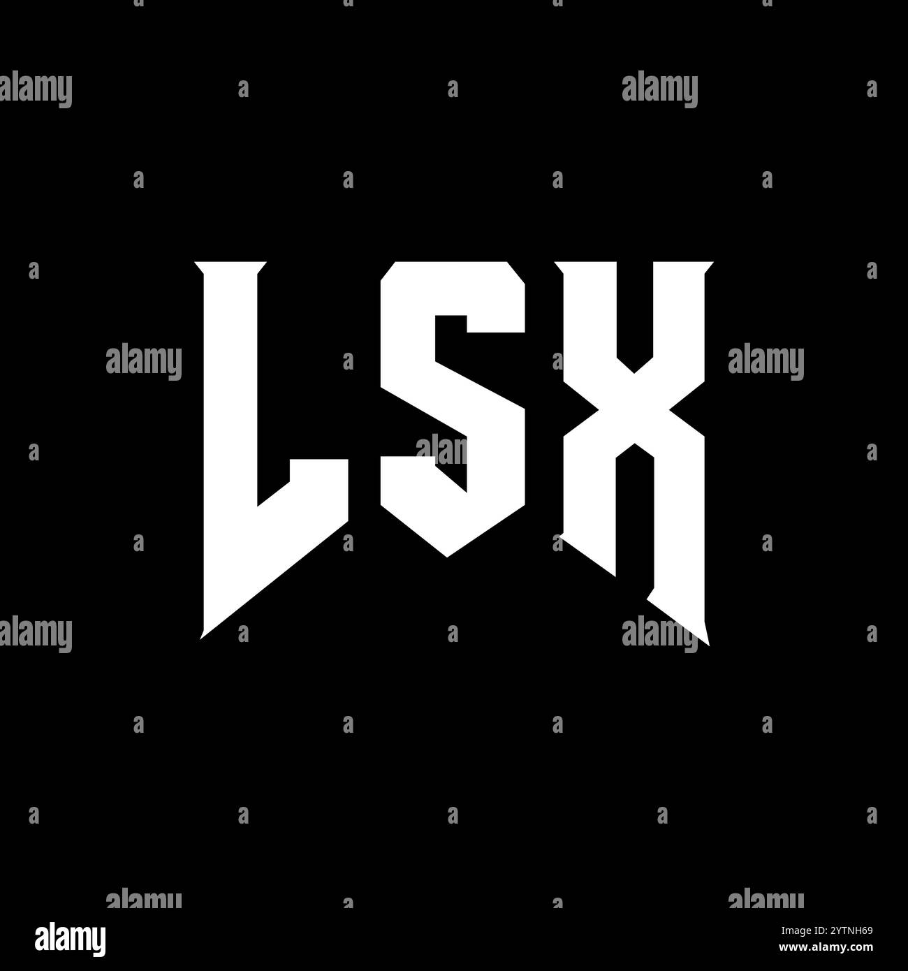 LSX letter logo design for technology company. LSX logo design black ...