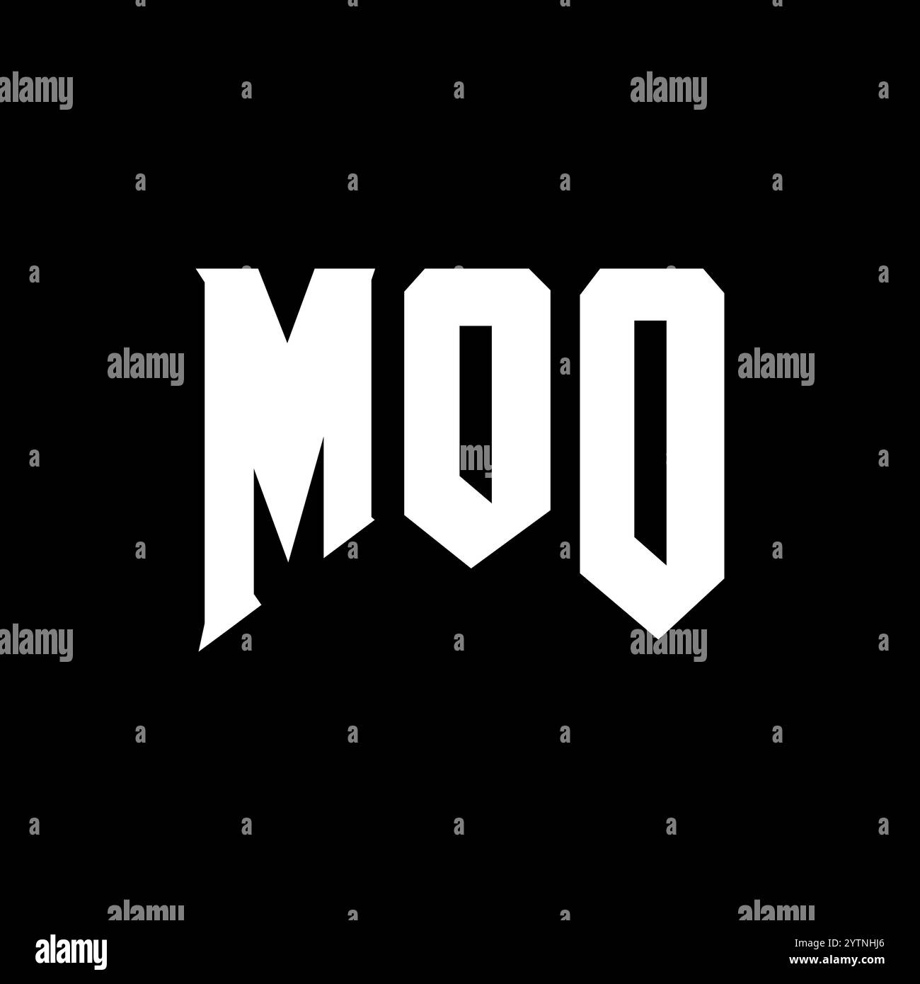 MOO letter logo design for technology company. MOO logo design black ...