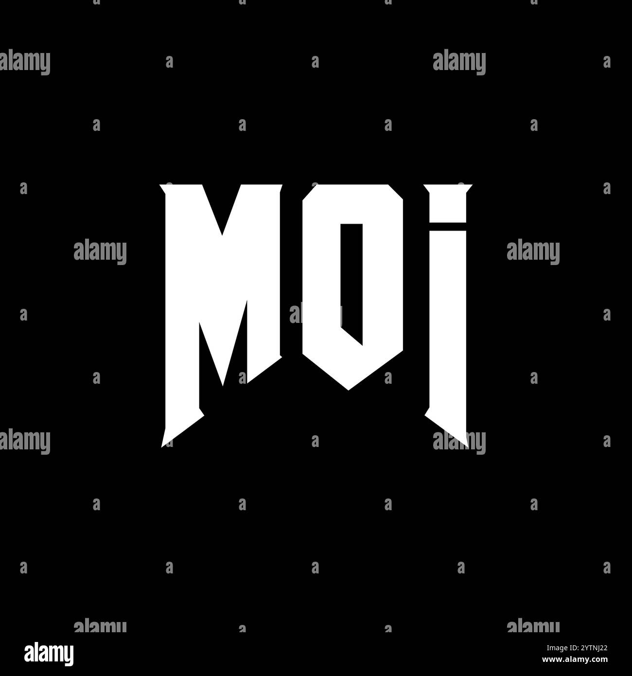 MOI letter logo design for technology company. MOI logo design black ...